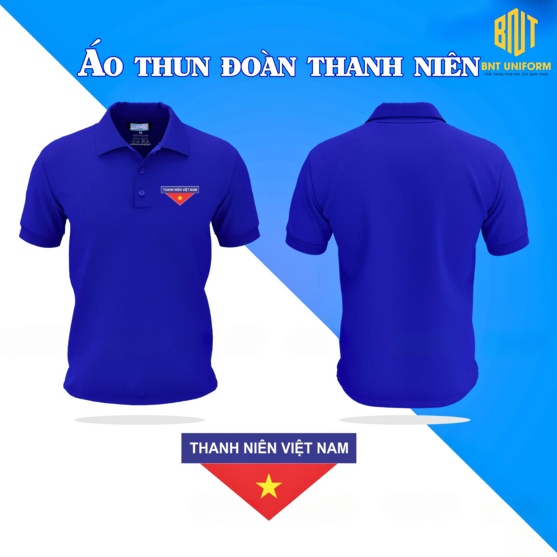 Áo Đoàn Thanh Niên Gía Sỉ | Bảng giá 2025, Nhận in theo YÊU CẦU - Đồng ...